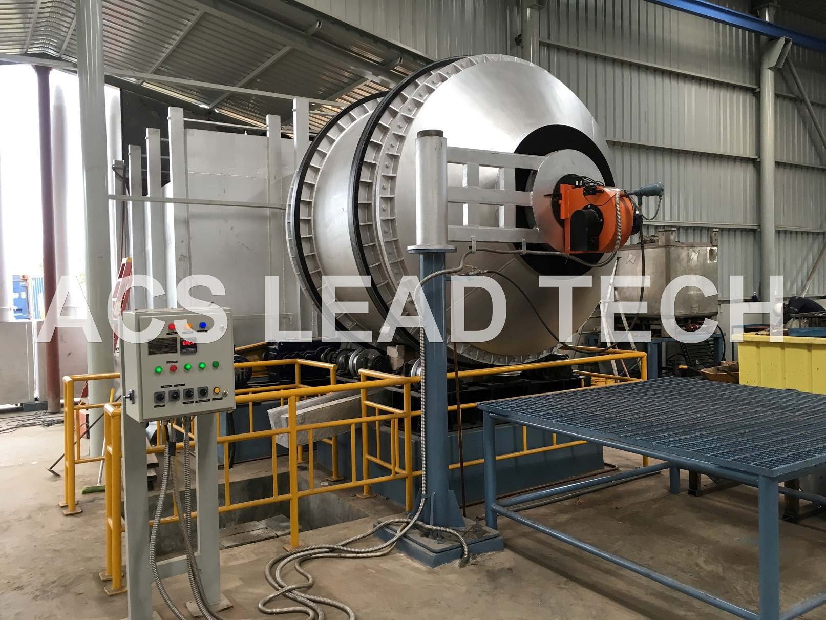 Lead Smelting Rotary Furnace - ACS Lead Tech
